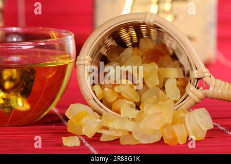 Cup of Chinese Asparagus Root Tea (Asparagi Radix), Tian Dong ...