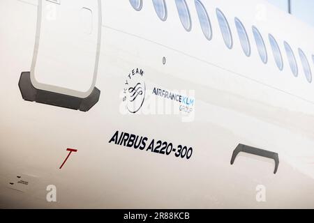 The Airbus A220 is a family of five-abreast narrow-body airliners by ...