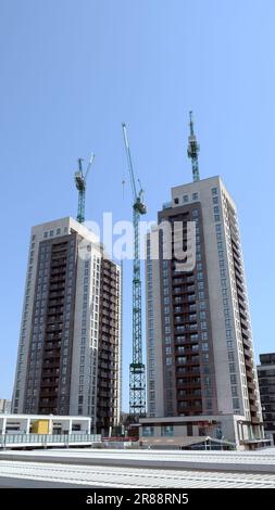 Construction of the Morello II building at East Croydon South London ...