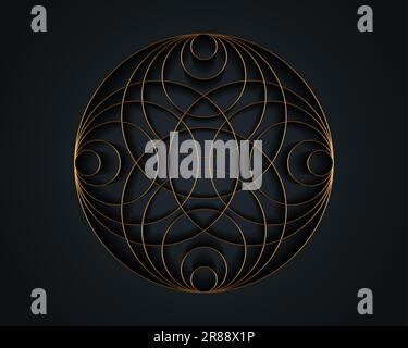 Elegant Circle mandala pattern on white background Stock Vector Image ...