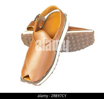 Peshawari chappal is a traditional footwear of Pakistan, worn ...