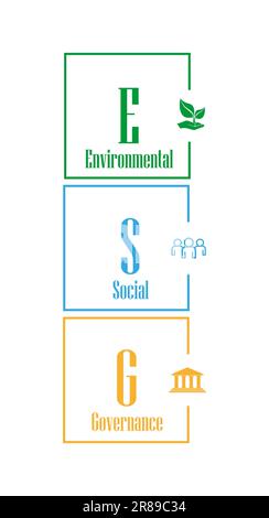 esg icons on white background Stock Photo - Alamy