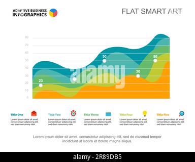 Five Financial Area Charts Slide Template Stock Vector Image & Art - Alamy