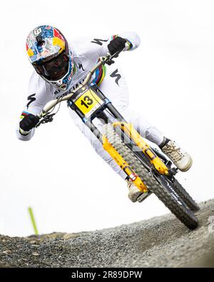 Biker Loic Bruni of France in action during the UCI Cycling World ...