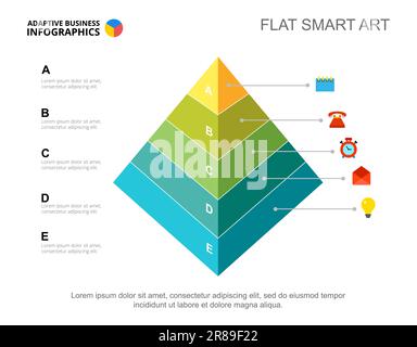 Priorities Pyramid Chart Slide Template Stock Vector Image & Art - Alamy