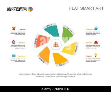 Six Workflow Elements Slide Template Stock Vector Image & Art - Alamy