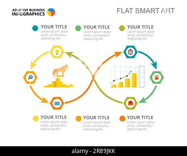 Six Phases Management Slide Template Stock Vector Image & Art - Alamy