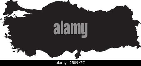 BLACK CMYK color map of EUROPE Stock Vector Image & Art - Alamy
