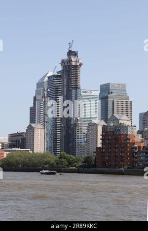 Consort Place under construction London Docklands UK June 2023 Stock ...