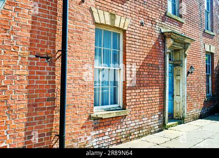 Run down Georgian property, Howden, East Riding Yorkshire, england ...