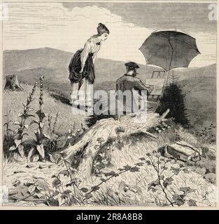 The Artist in the Country (from "Appleton's Journal," Vol. I) 1933 by ...