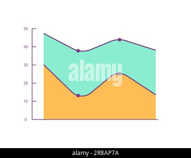 Layered area infographic chart design template with three options Stock ...