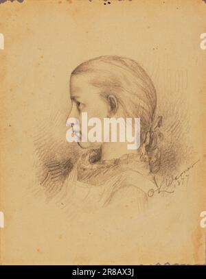 Portrait of Carrie Elliott Warner Stock Photo - Alamy