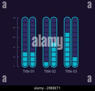 Grouped fragmented infographic chart design template Stock Vector Image & Art - Alamy