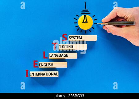 IELTS symbol. Concept words IELTS international english language ...