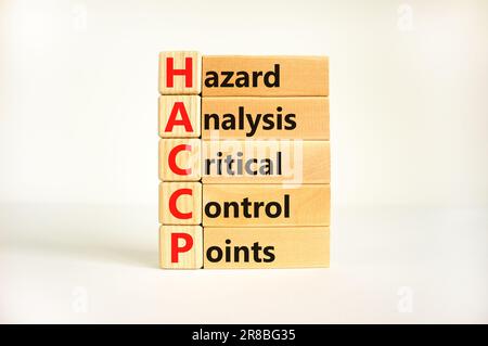 HACCP symbol. Concept words HACCP hazard analysis critical control ...