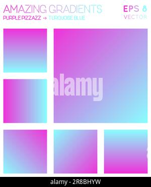 Colorful gradients in turquoise blue, purple heart color tones. Alive ...