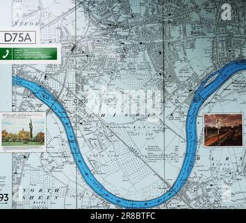 Railway bridge just outside Turnham Green Underground station; the ...