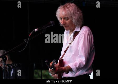 British guitar legend Albert Lee on stage at the 2017 Maverick ...