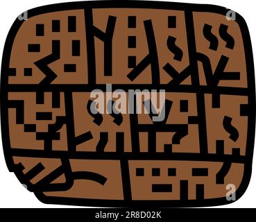 homo erectus human evolution color icon vector illustration Stock ...