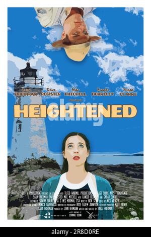 HEIGHTENED, poster, from top: Dave Register, Sara Friedman, 2023 ...