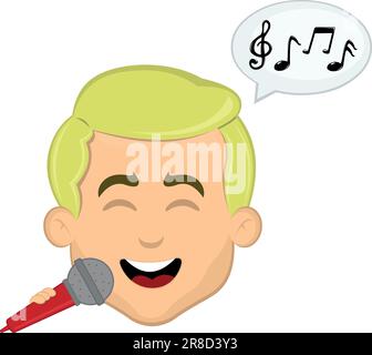 person with a microphone Stock Vector Image & Art - Alamy