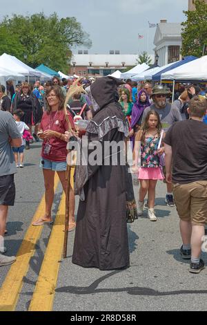 Cosplayers at the Dover Comic Con, Dover, Delaware USA 2023 Stock Photo ...
