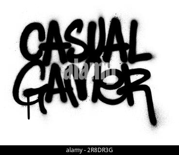 Game over graffiti street art, urban style or color paint and airbrush ...