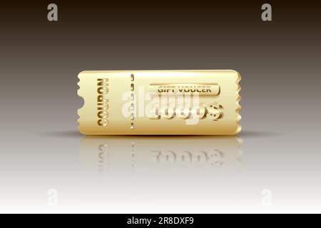 Coupon special voucher 1000 dollar, Check banner special offer. Vector ...