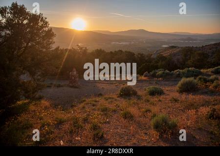 Geiger Grade provides excellent views of Reno, NV, USA Stock Photo - Alamy