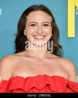 Isabelle Fisher attends the premiere for "No Hard Feelings" at AMC ...