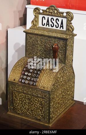 very old cash box from previous century Stock Photo - Alamy