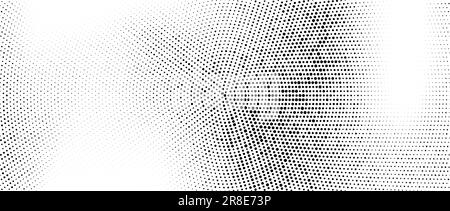 Radial halftone dots. Spotted and dotted gradient background ...