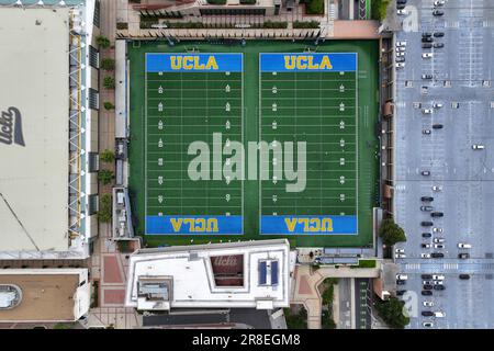 General overall aerial view of the Wasserman Football Center and ...