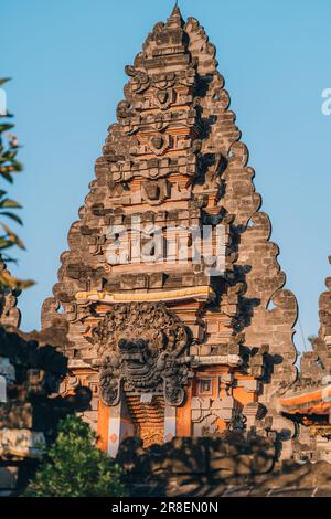 Close up shot of Pura Lempuyang and gates of heaven. Sacred temple in ...