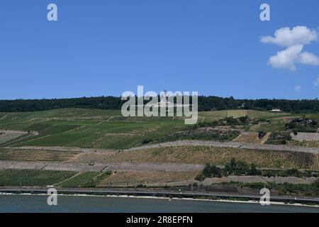 16 June 2023/ Visitors at Kaiser Wilhelm national mmonument in ...