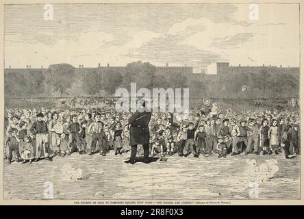 The Fourth of July in Tompkins Square, New York -- 'The sogers are ...