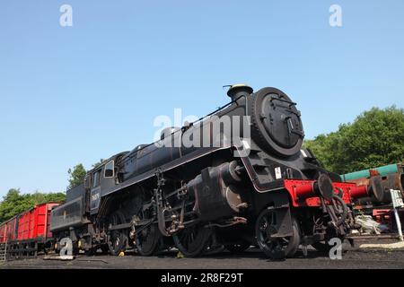 Preserved BR Standard 4MT steam locomotive 76079 at Grosmont depot on ...
