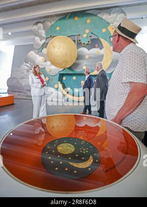 Nebra ark, museum for the Nebra sky disk, Nebra, Saxony-Anhalt, Germany ...