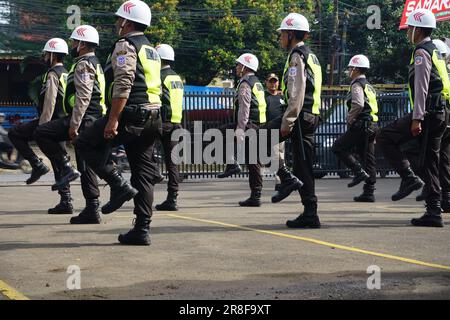Routine security training, in collaboration with the local police Stock ...