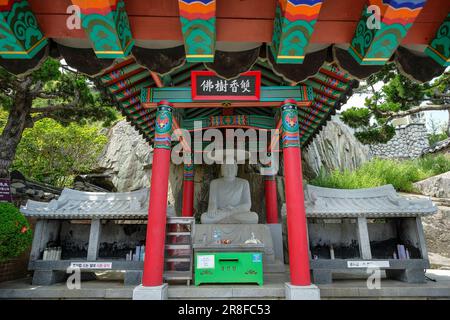 Busan, South Korea - May 27, 2023: Haedong Yonggungsa Temple is one of ...