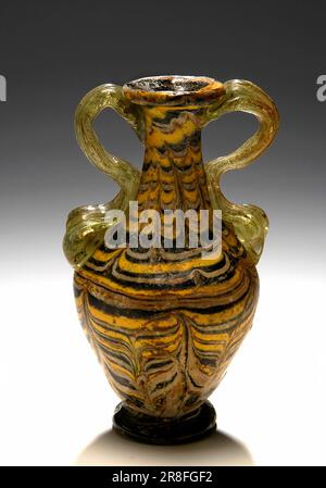 Amphoriskos, 3rd-1st century BC. Red and Brown Flasks with Festoons ...