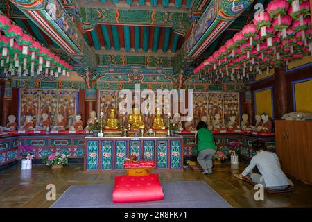 Gyeongju, South Korea - June 4, 2023: Ancient three stories stone ...