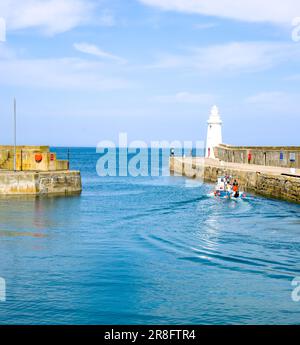 The Inlet from the North Sea for Macduff Harbour, Aberdeenshire ...