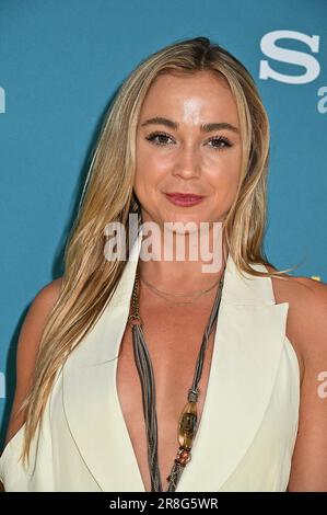 Tara Jean attends the premiere for "No Hard Feelings" at AMC Lincoln ...