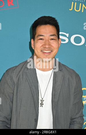 Alex Wong attends the premiere for "No Hard Feelings" at AMC Lincoln ...