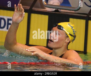Pauline Mahieu 1st Place, Final 100 M backstroke during the French ...