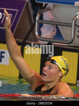Pauline Mahieu 1st Place, Final 100 M backstroke during the French ...