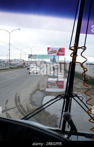 On The Road, Ulaan Baatar, Mongolia Stock Photo - Alamy