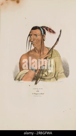 Jack-O-Pa or the Six, a Chippeway Chief James Otto Lewis (American ...